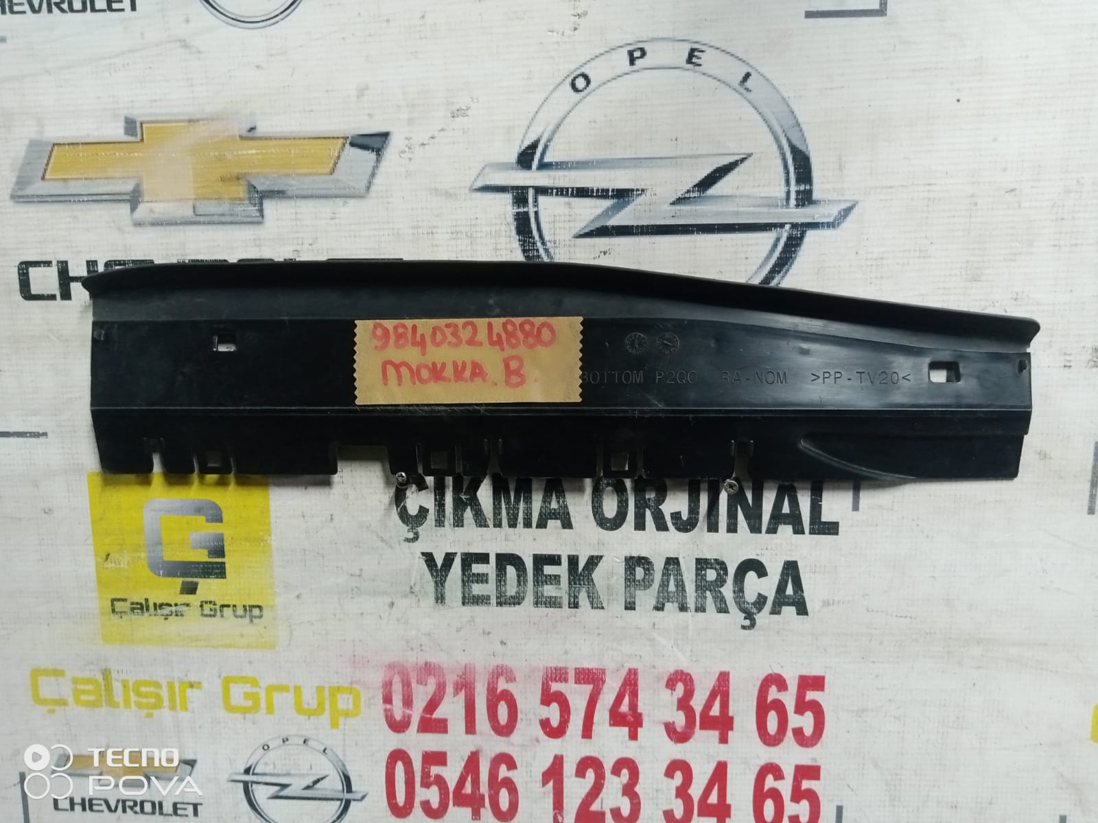 OPEL MOKKA B HAVA KANALI OEM 9840324880 ÇIKMA SÖKME YEDEK PARÇA – Opel ...