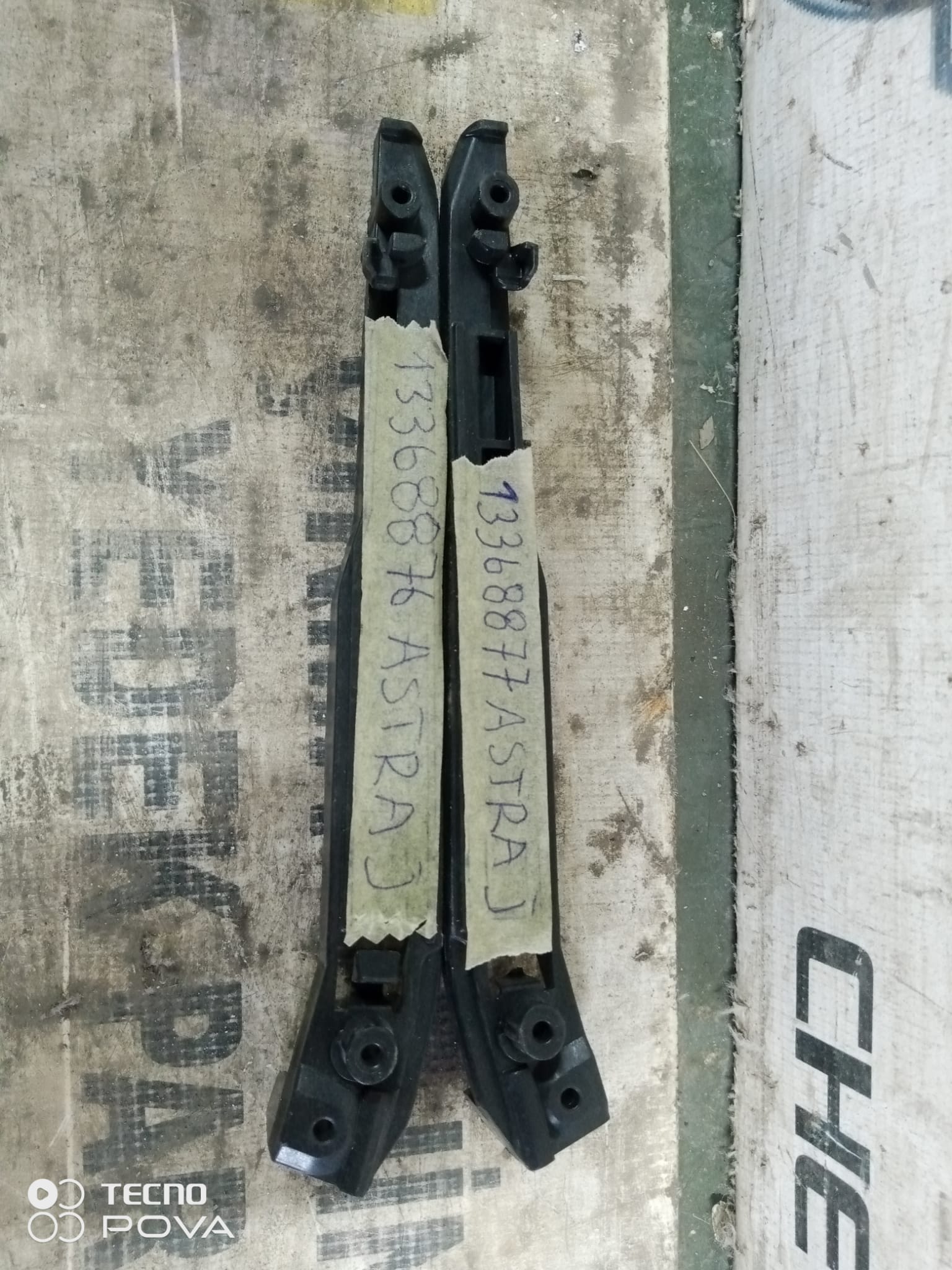 OPEL ASTRA J SAĞ SOL ÖN TAMPON BEAKETİ OEM 13368876-1368877 ÇIKMA SÖKME ...