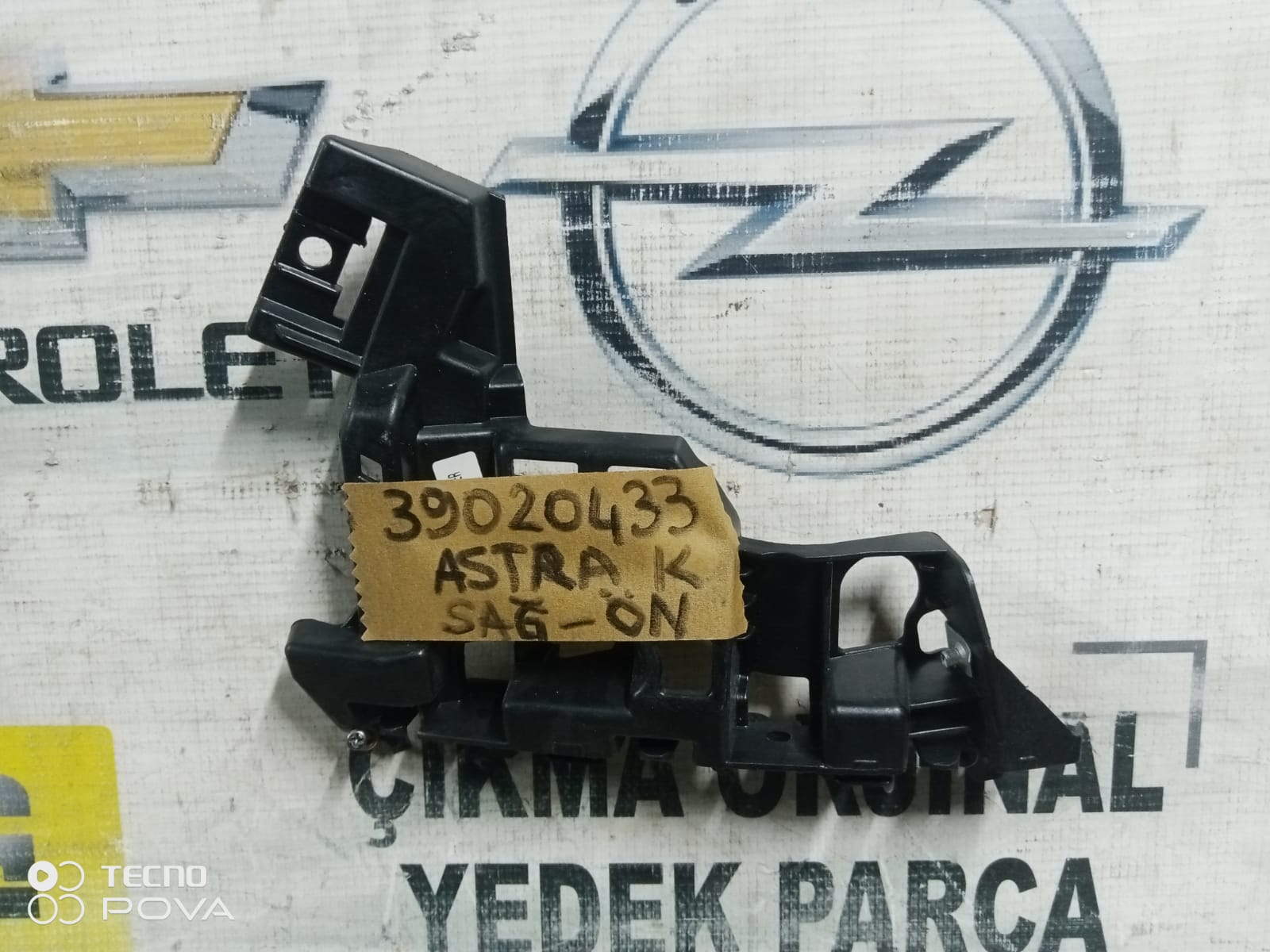 OPEL ASTRA K SAĞ ÖN TAMPON BRSKETİ OEM39020433 ÇIKMA SÖKME YEDEK PARÇA ...
