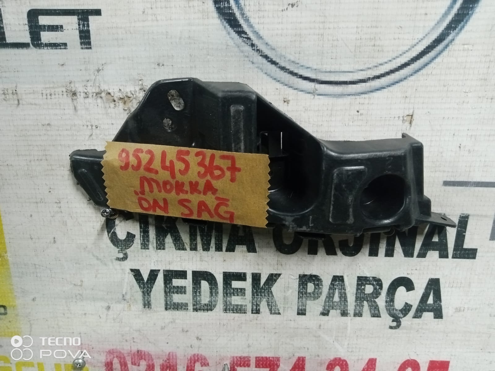OPEL MOKKA SAĞ ÖN TAMPON BRAKETİ 95245367 ÇIKMA SÖKME YEDEK PARÇA ...