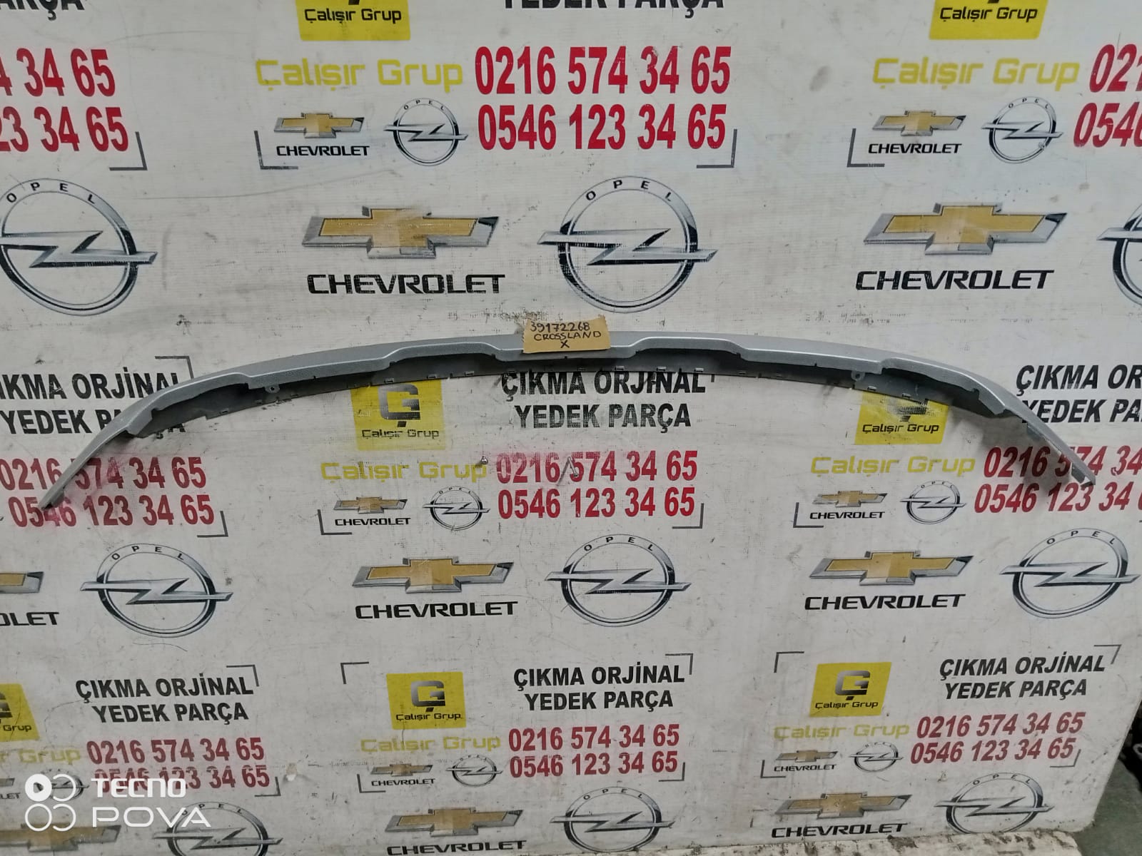 OEPL CROSSLAND ALT TAMPON GRİ KAPLAMA OEM 39172268 ÇIKMA SÖKME YEDEK ...