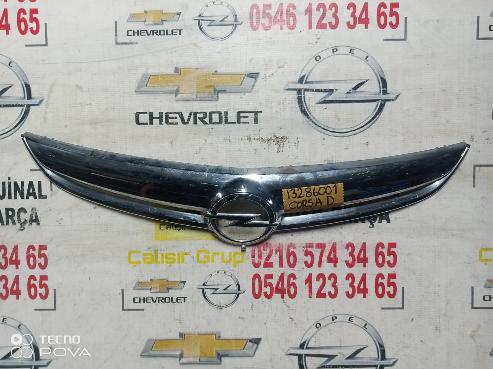 CORSA D PANJUR NİKELAJI OEM 13286001 - Opel Chevrolet Çıkma Yedek Parça